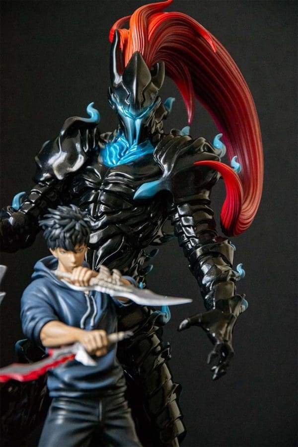 Figurine Sung Jinwoo & Igris - Solo Leveling - Pixel and Pigments